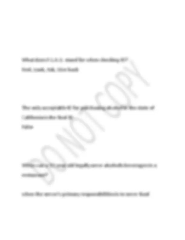 CALIFORNIA RBS EXAM QUESTIONS with 100% Correct Answers Latest Versions ...