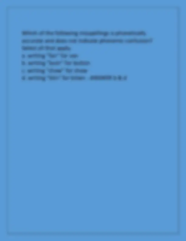 LETRS Unit 2 Session 4: Phonetics and Phonemic Awareness Exercises ...