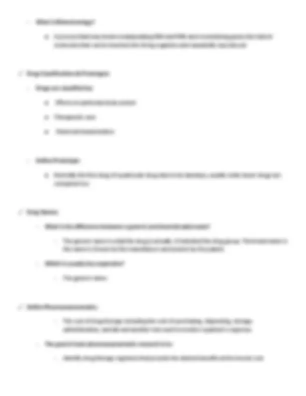 NURS 270 Pharmacology I Active Learning Guide-latest-2023-2024 Module 1 ...
