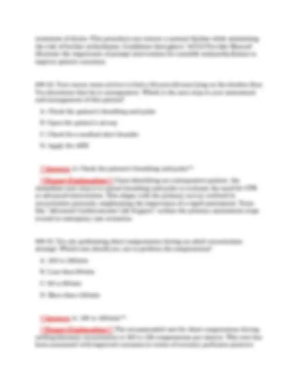 AHA ACLS Post Test Answer Key (2025 / 2026) Questions and Verified ...