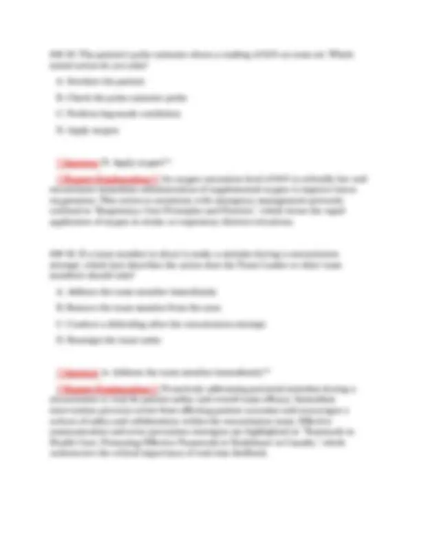 AHA ACLS Post Test Answer Key (2025 / 2026) Questions and Verified ...