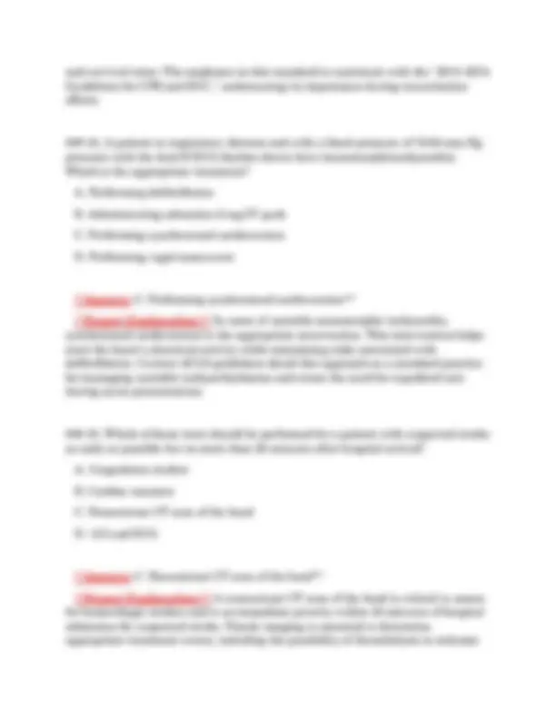 AHA ACLS Post Test Answer Key (2025 / 2026) Questions and Verified ...