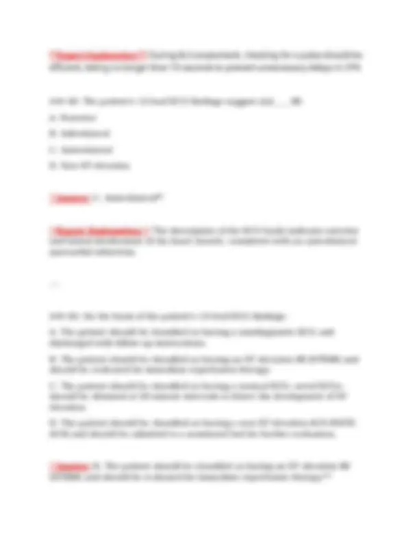 AHA ACLS Post Test Answer Key (2025 / 2026) Questions and Verified ...