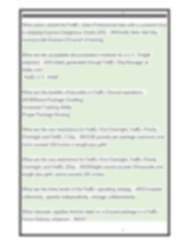 FedEx Assessment 2025 Edition: Real Questions with Correct Answers ...