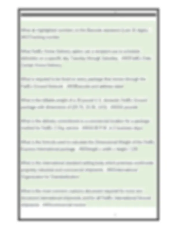 FedEx Assessment 2025 Edition. Real Questions with Correct Answers ...