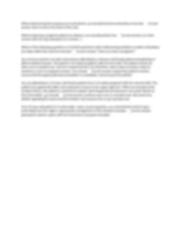 EMT Chapter33 Questions With All Correct Answers | Exams Nursing | Docsity