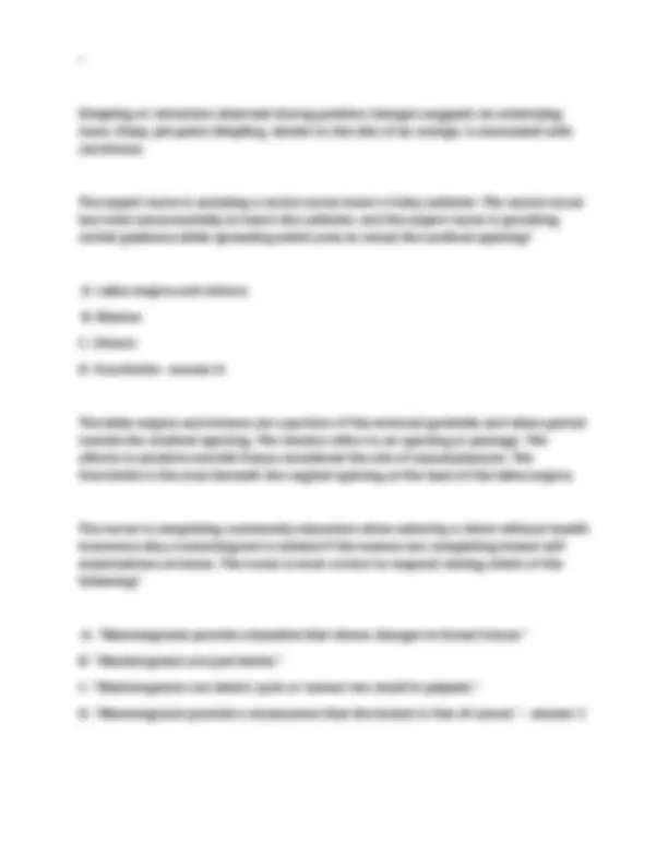 Med Surg Chapter 32 Nursing Assessment Female and Male Reproductive ...