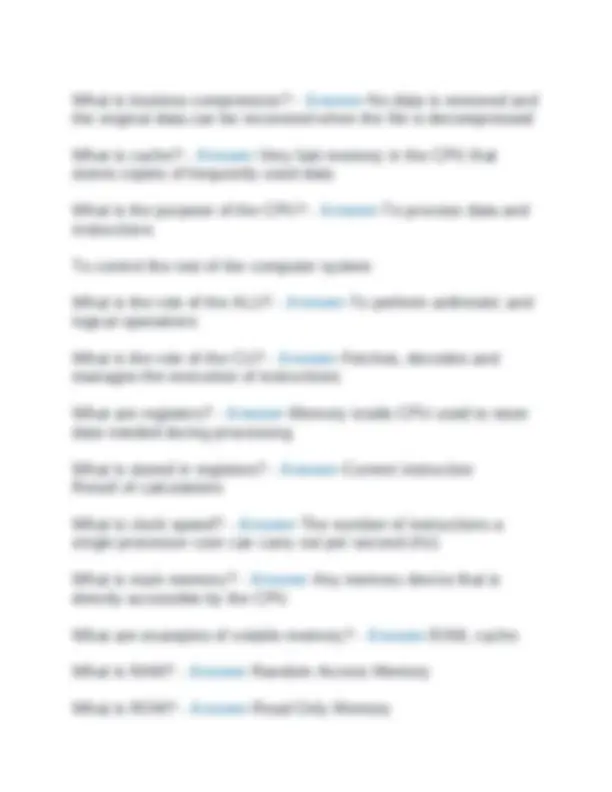 Edexcel GCSE Computer Science Exam Questions with verified Answers 2025 All Chapters Grade ...