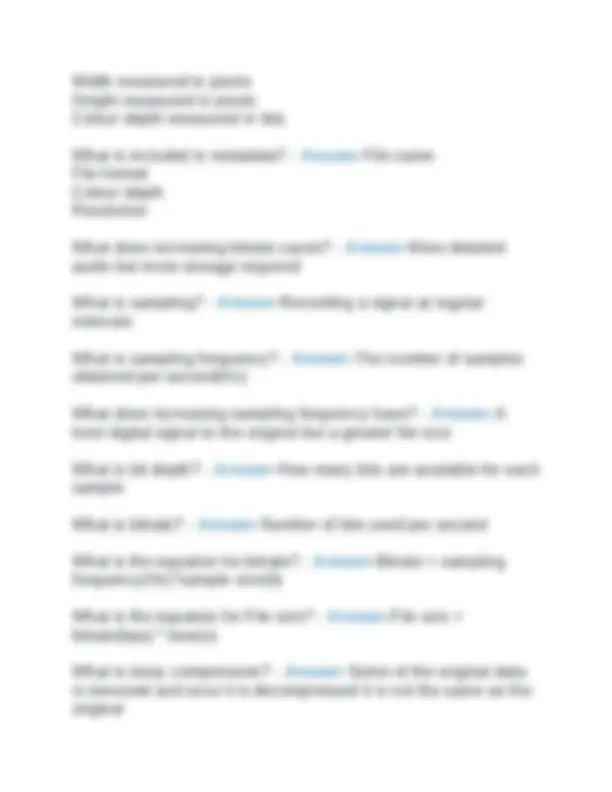 Edexcel Gcse Computer Science Exam Questions With Verified Answers 2025 All Chapters Grade