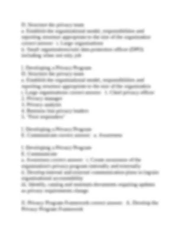 IAPP CIPM Body of Knowledge Topics 2023: Questions and Answers | Exams ...