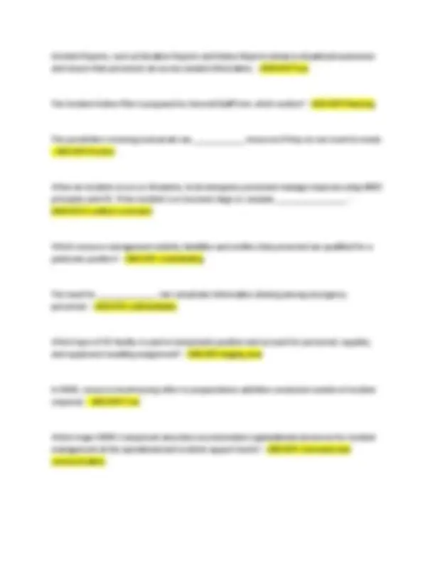 FEMA IS 700b Exam Questions and Answers Latest Updated 2024/2025 Graded ...