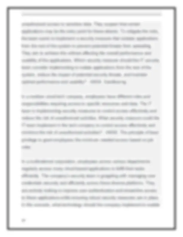 Certmaster CE Security+ Domain 4.0: Security Operations Questions and ...