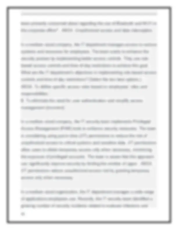 Certmaster CE Security+ Domain 4.0: Security Operations Questions and ...