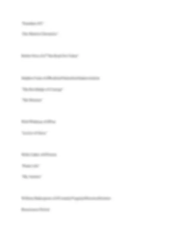 Praxis 5039 Authors and Major Works Rated A+ | Exams English Language ...