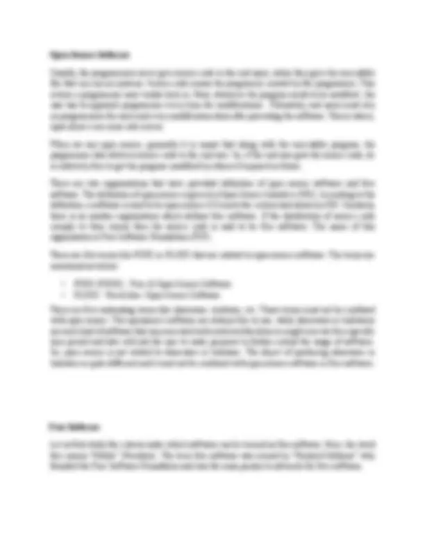 Introduction to Open Source Software: FSF, History, and Philosophy | Summaries Computer Security ...