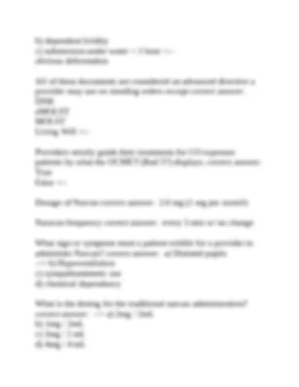 NYS BLS Protocols Questions and Answers | Exams Nursing | Docsity