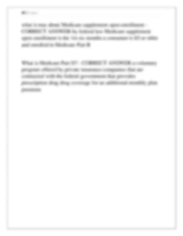 Medicare Basics Exam and Practice: UHC Medicare Basics Exam Questions ...