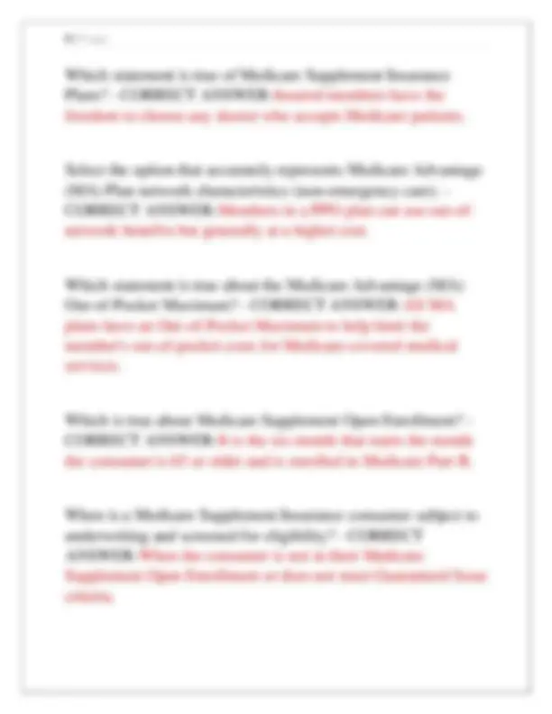 Medicare Basics Exam and Practice: UHC Medicare Basics Exam Questions ...