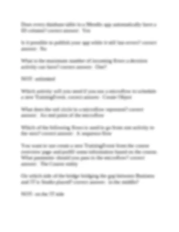 Mendix Rapid Develiper Exam questions with complete solutions. | Exams ...