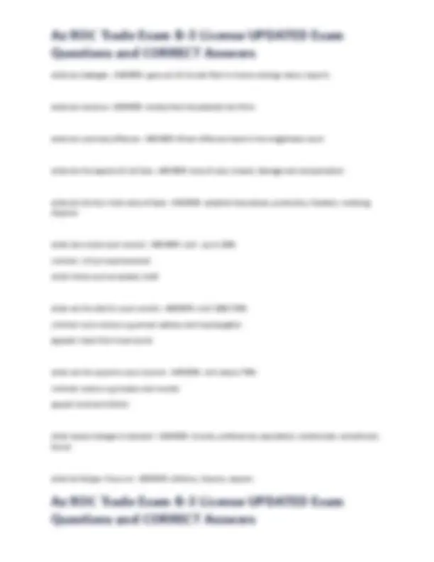 Az ROC Trade Exam B-3 License UPDATED Exam Questions and CORRECT ...