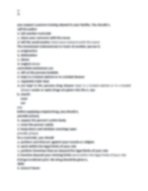 Medication Aide Test Exam 2025 2026 Questions With Correct And Verified Answers A Exams