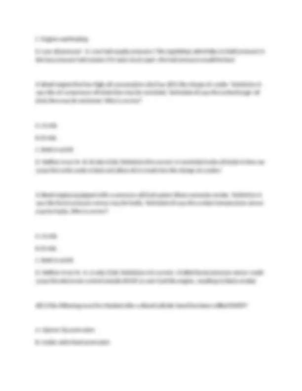Diesel Engine Troubleshooting and Maintenance: Practice Test 2 | Exams ...