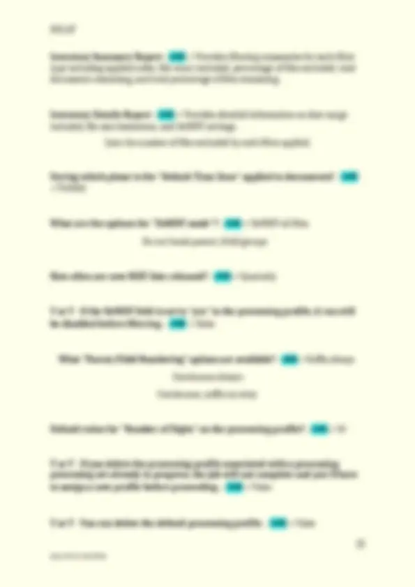 RELATIVITY CERTIFIED PROCESSING SPECIALIST EXAM QUESTIONS AND ANSWERS 2025 | Exams Nursing | Docsity