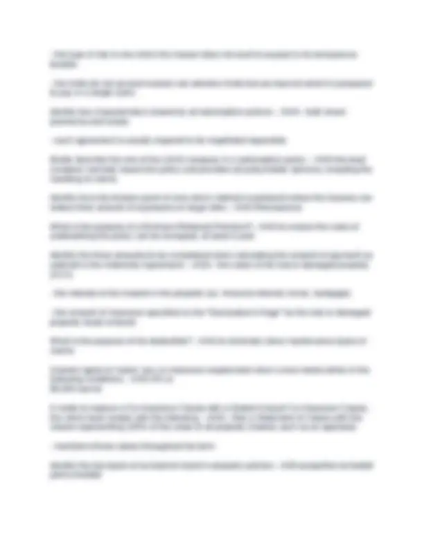 CAIB 2 - Chapter 1 Exam with Complete Solutions: Insurance Concepts and ...