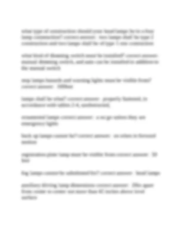 PA state inspection categories test questions with complete solutions ...