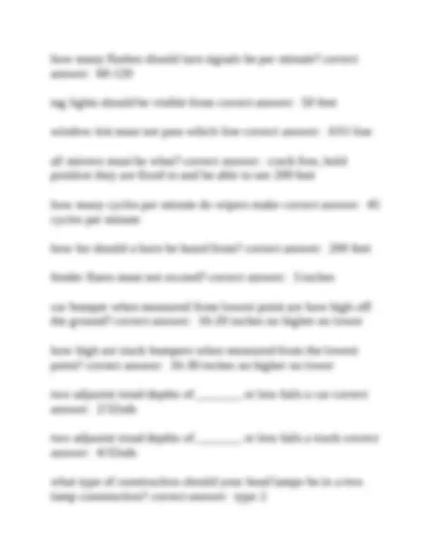 PA state inspection categories test questions with complete solutions ...