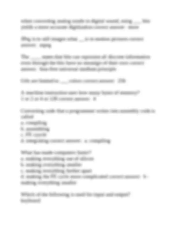 CPSC 110 - Test 3 – 78 QUESTIONS -- WITH COMPLETE SOLUTIONS | Exams ...