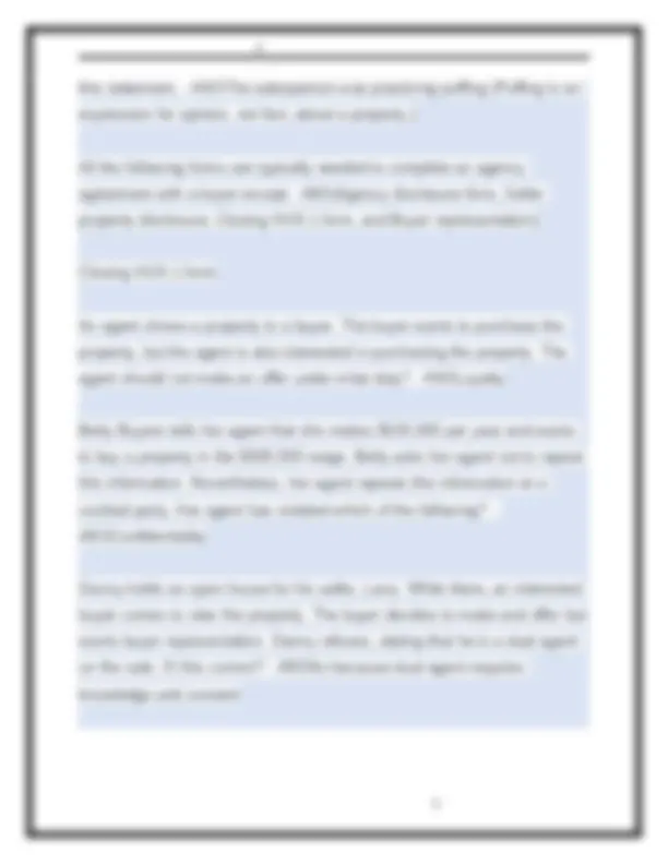 Perry Real estate module two test 2025. questions and correct solutions ...