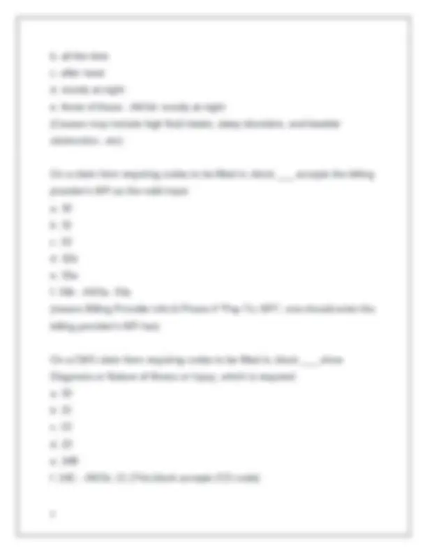 CBCS Certification Exam: Billing & Coding Practice Questions | Exams ...