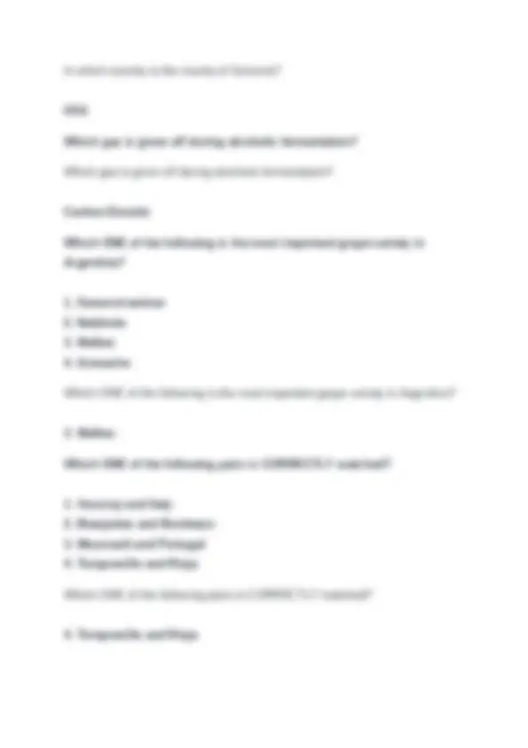 WSET LEVEL 2 PRACTICAL EXAM study set with 100% verified solutions ...