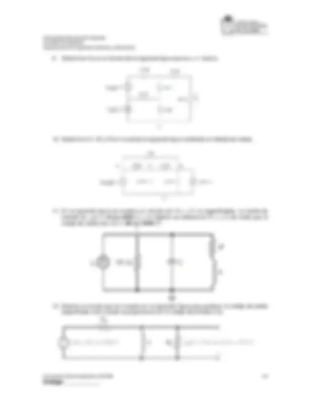 Taller de mallas y nodos | Exercises Electrical Engineering | Docsity