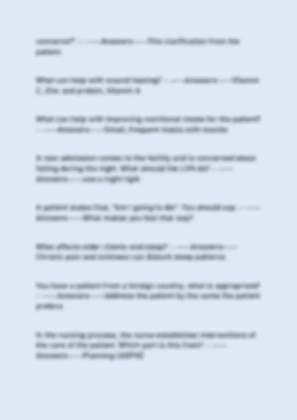 LVN Term 1 Exam Questions and Answers: Unitek College (2025/2026 ...