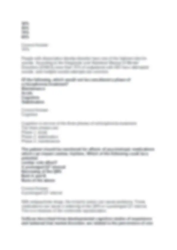 PMHNP ANCC Psych Mental Health NP Exam study set with 100% verified ...