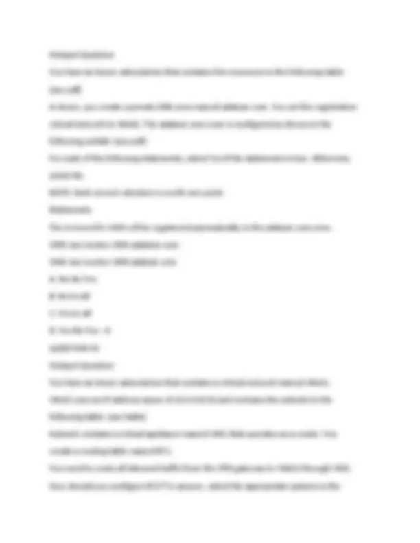 AZ-104 Renewal Exam Test Bank: Comprehensive Verified Questions and ...