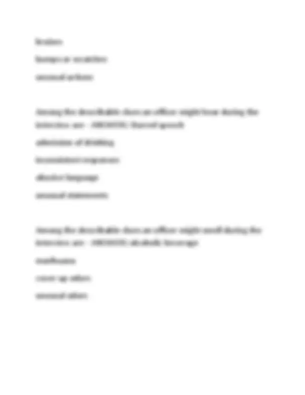 NHTSA SFST Test Exam: Questions and Answers for Law Enforcement | Exams ...