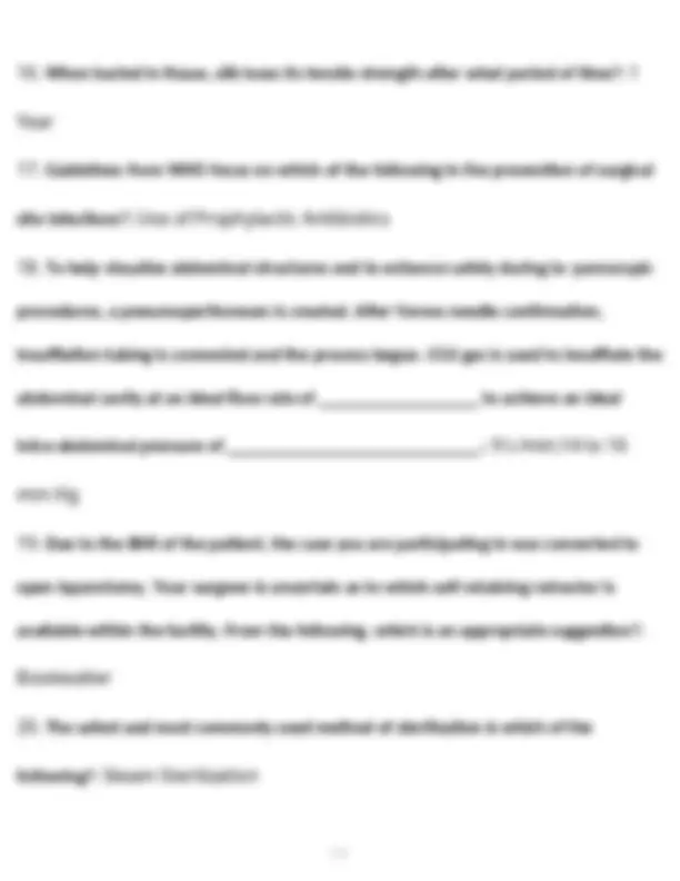 RNFA FINAL EXAM QUESTIONS UPDATED VERSION DETAILED ANSWERS 100% ...