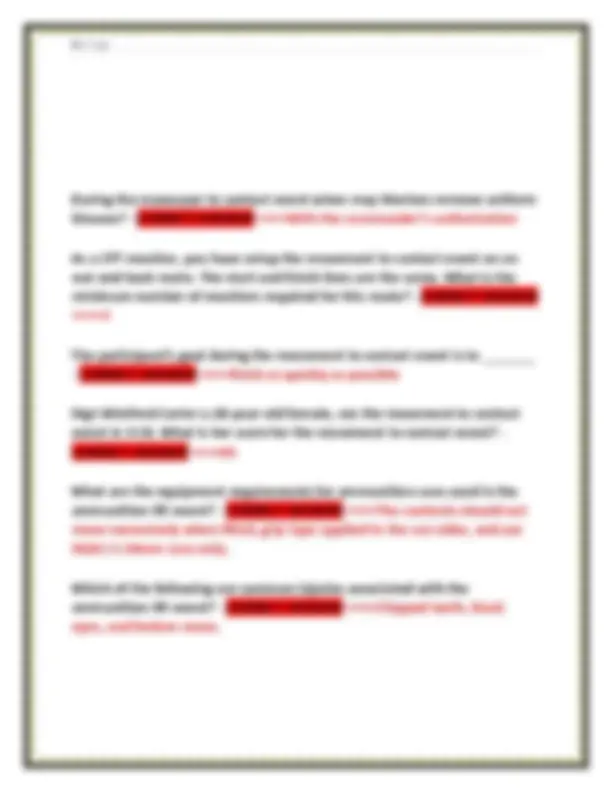 CFT MONITOR CERTIFICATION EXAM 2025 ACTUAL EXAM COMPLETE 100 QUESTIONS ...