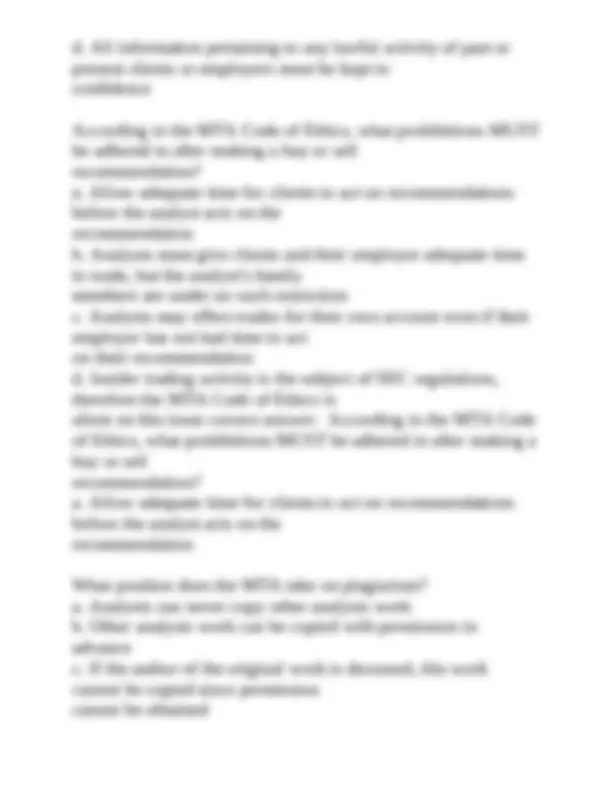 CMT Level 2 - Sample Exam - 180 QUESTIONS – WITH COMPLETE SOLUTIONS ...
