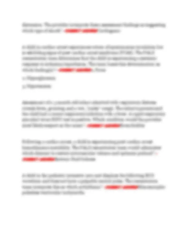 PALS – RED CROSS FINAL LATEST EXAM 2021 WITH MULTIPLE CHOICE OF ...