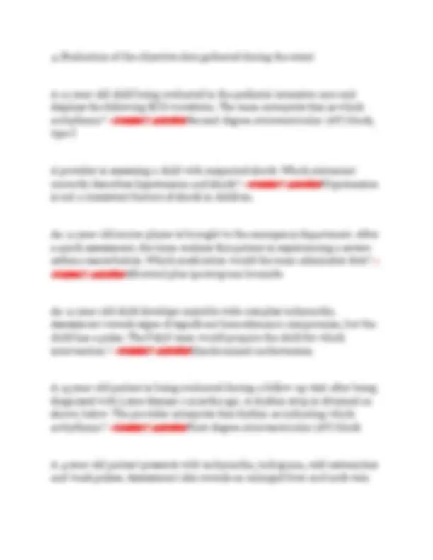 PALS – RED CROSS FINAL LATEST EXAM 2021 WITH MULTIPLE CHOICE OF ...