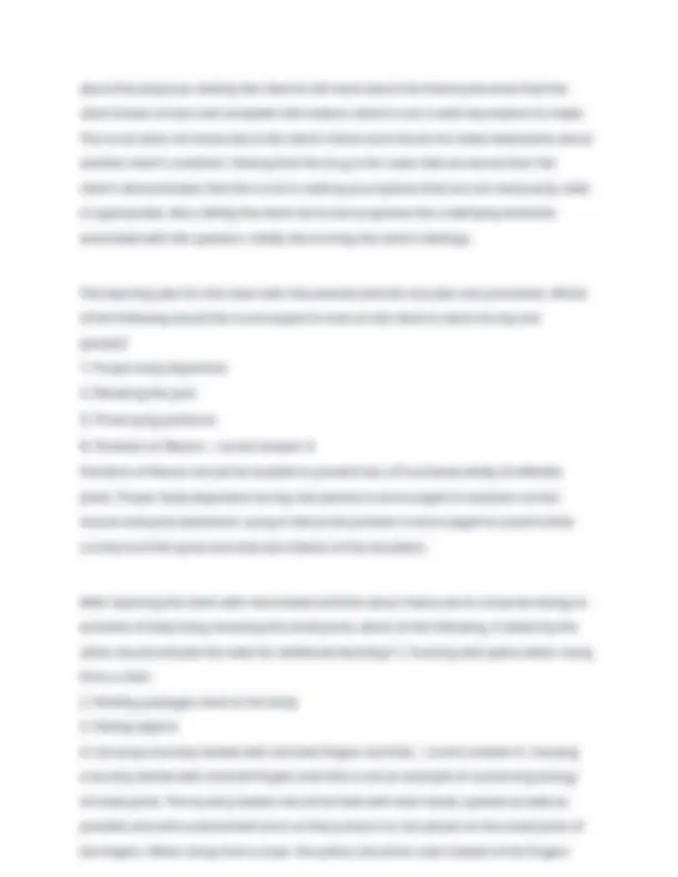 NCLEX Exam Questions: Rheumatoid Arthritis | Exams Nursing | Docsity