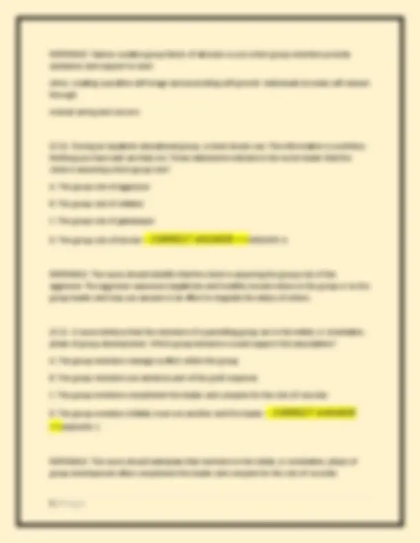 UNIT III MENTAL HEALTH TEST BANK NEWEST 2025 ACTUAL EXAM COMPLETE 200 ...