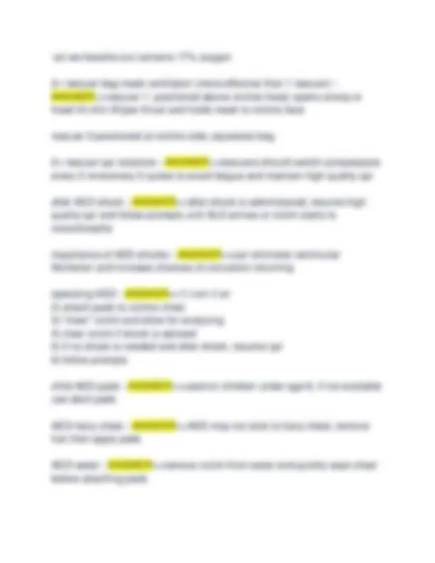 AHA BLS CPR Exam 2024-2025 Q&A: Comprehensive Guide to CPR Techniques ...