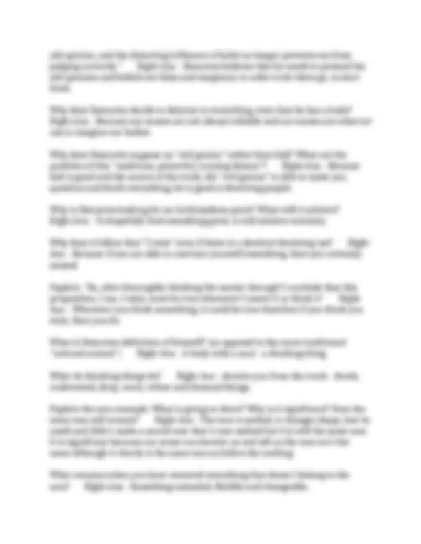 Philosophy 101 Final Exam - Questions With Comprehensive Solutions ...