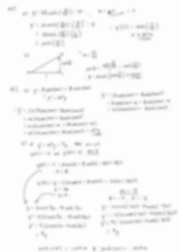 Essential Calculus Chp. 3 ~ 5 | Exercises Mathematics | Docsity