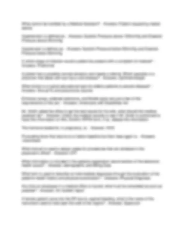 MAC AMCA EXAM QUESTIONS AND ANSWERS | Exams Social Sciences | Docsity
